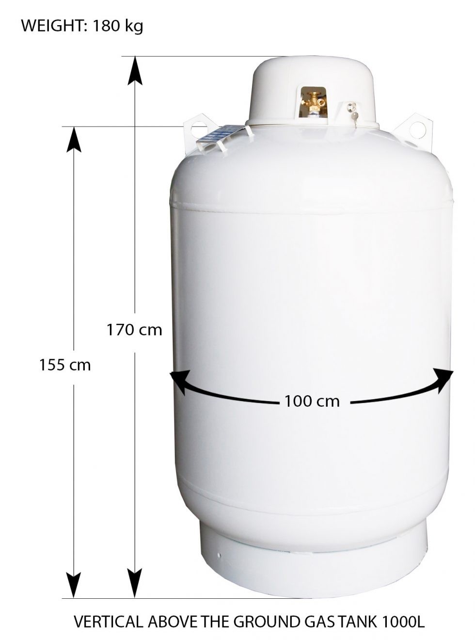 LPG Gas Tank 1000 L | Tanki Gas