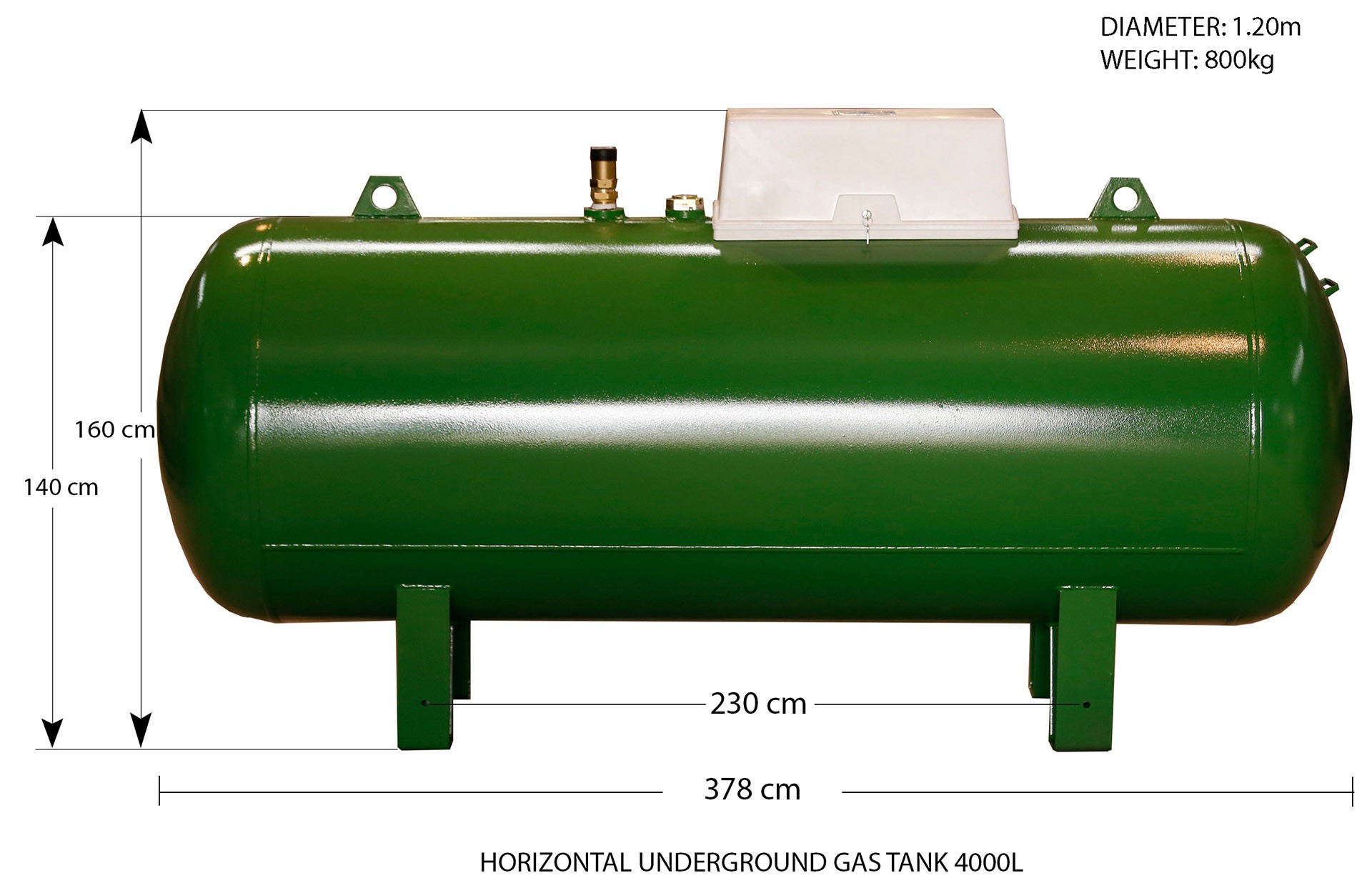 LPG Gas Tank 4000 L Tanki Gas
