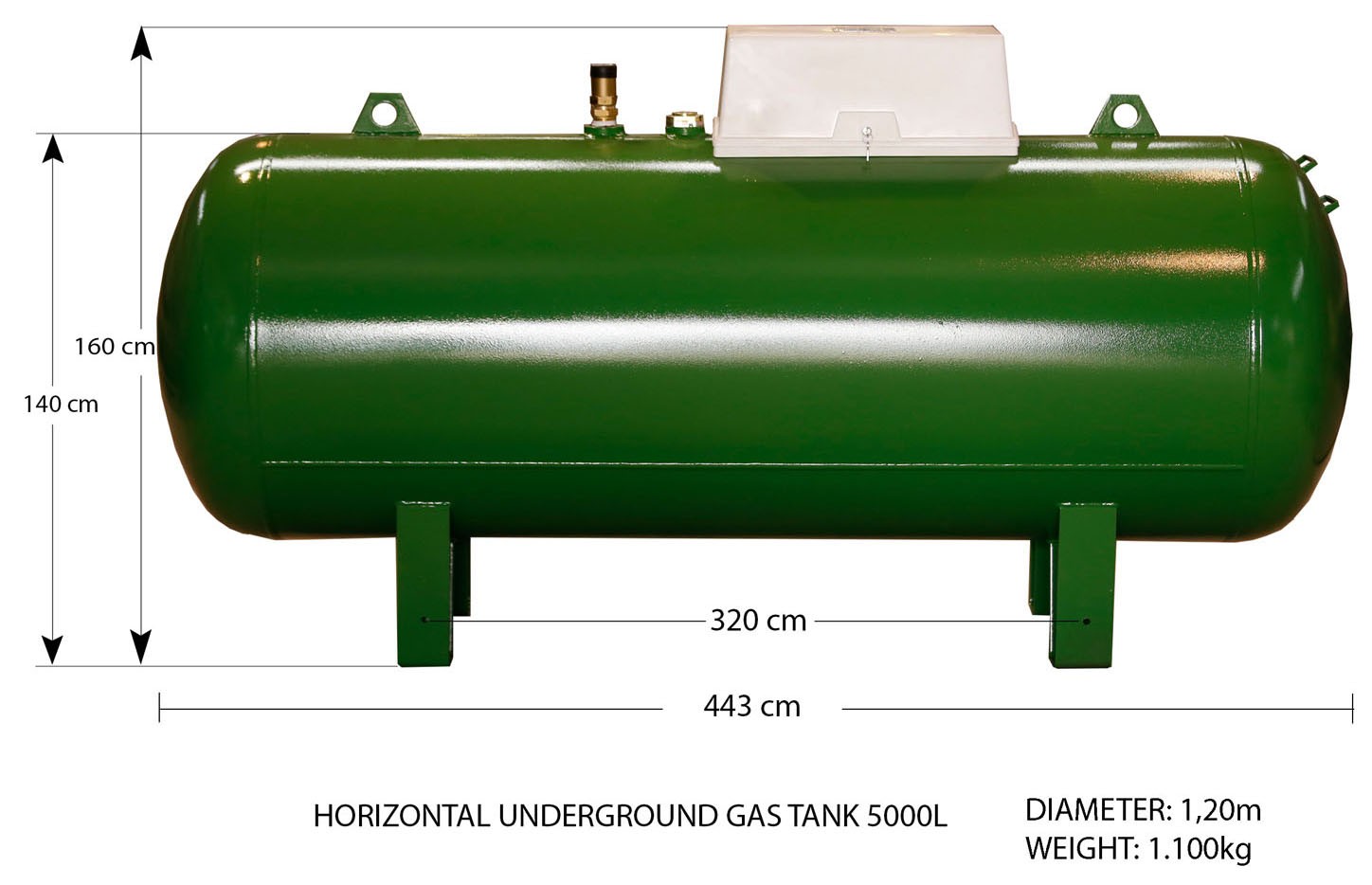 LPG Gas Tank 5000 L | Tanki Gas